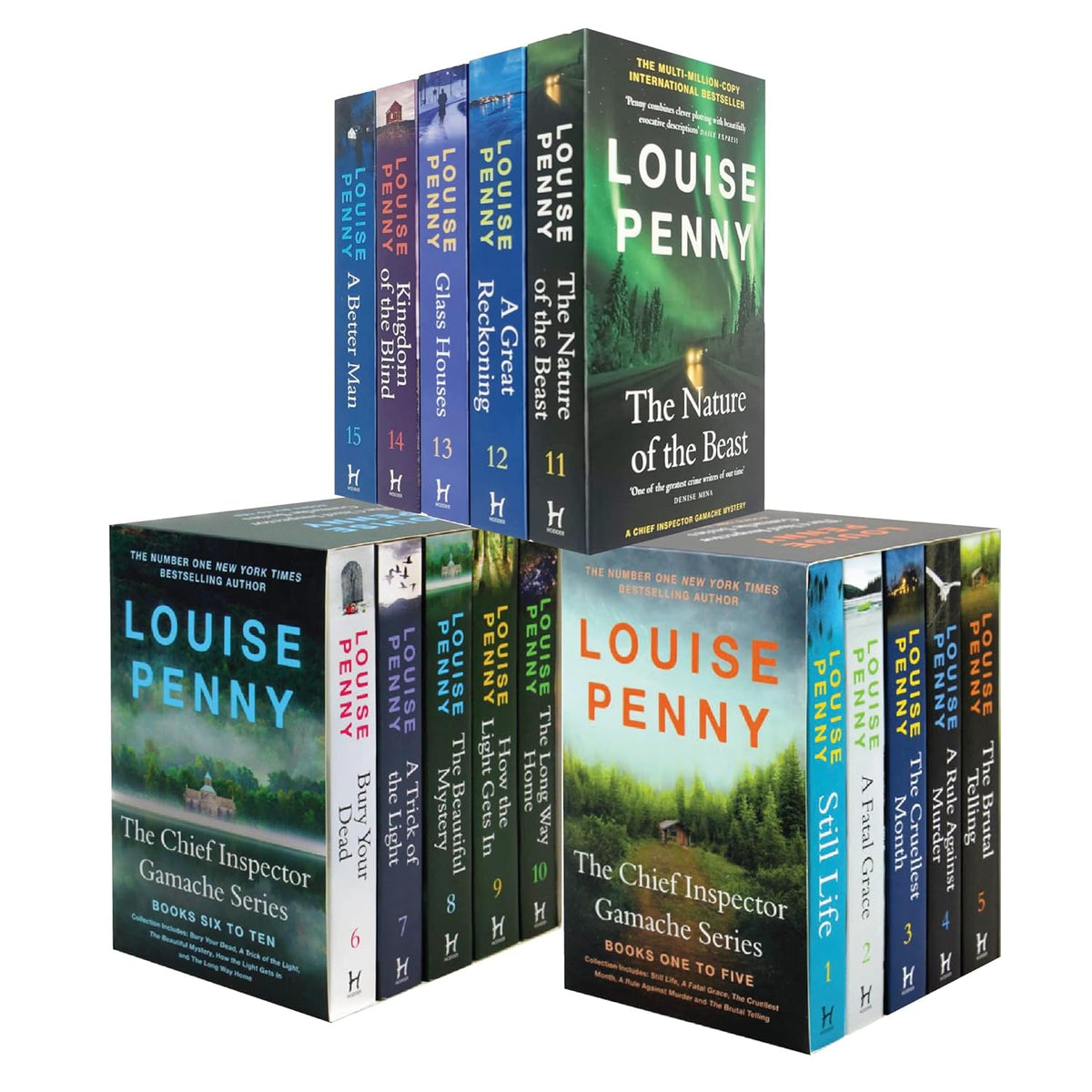 Louise Penny The Chief Inspector Gamache 1 - 15 Books Collection Set ...