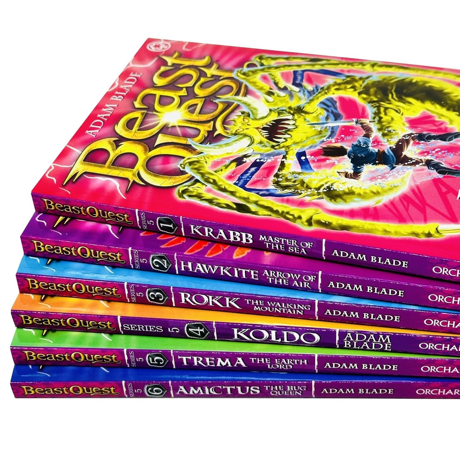 Beast Quest 6 Book Set Adam Blade