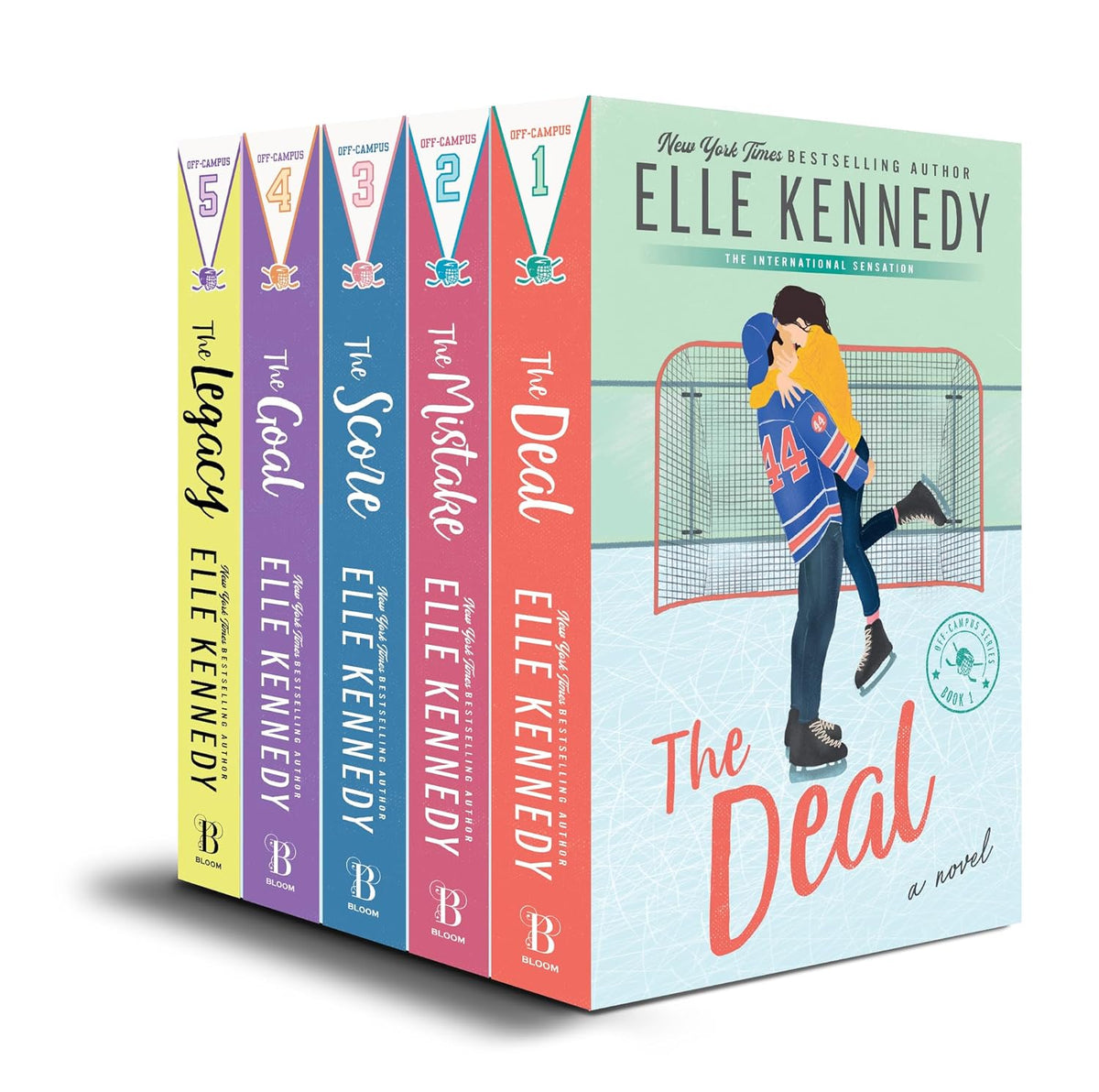 Off-Campus Series Books 1 -5 Collection Set by Elle Kennedy (The Deal ...