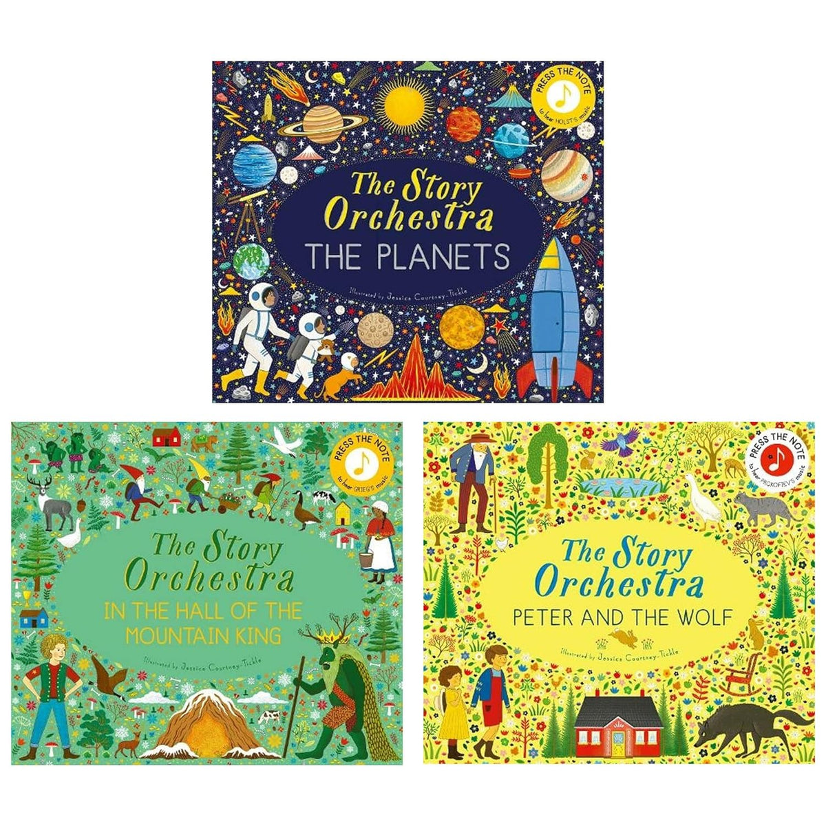 The Story Orchestra Series 3 Books Collection Set (In the Hall of the ...
