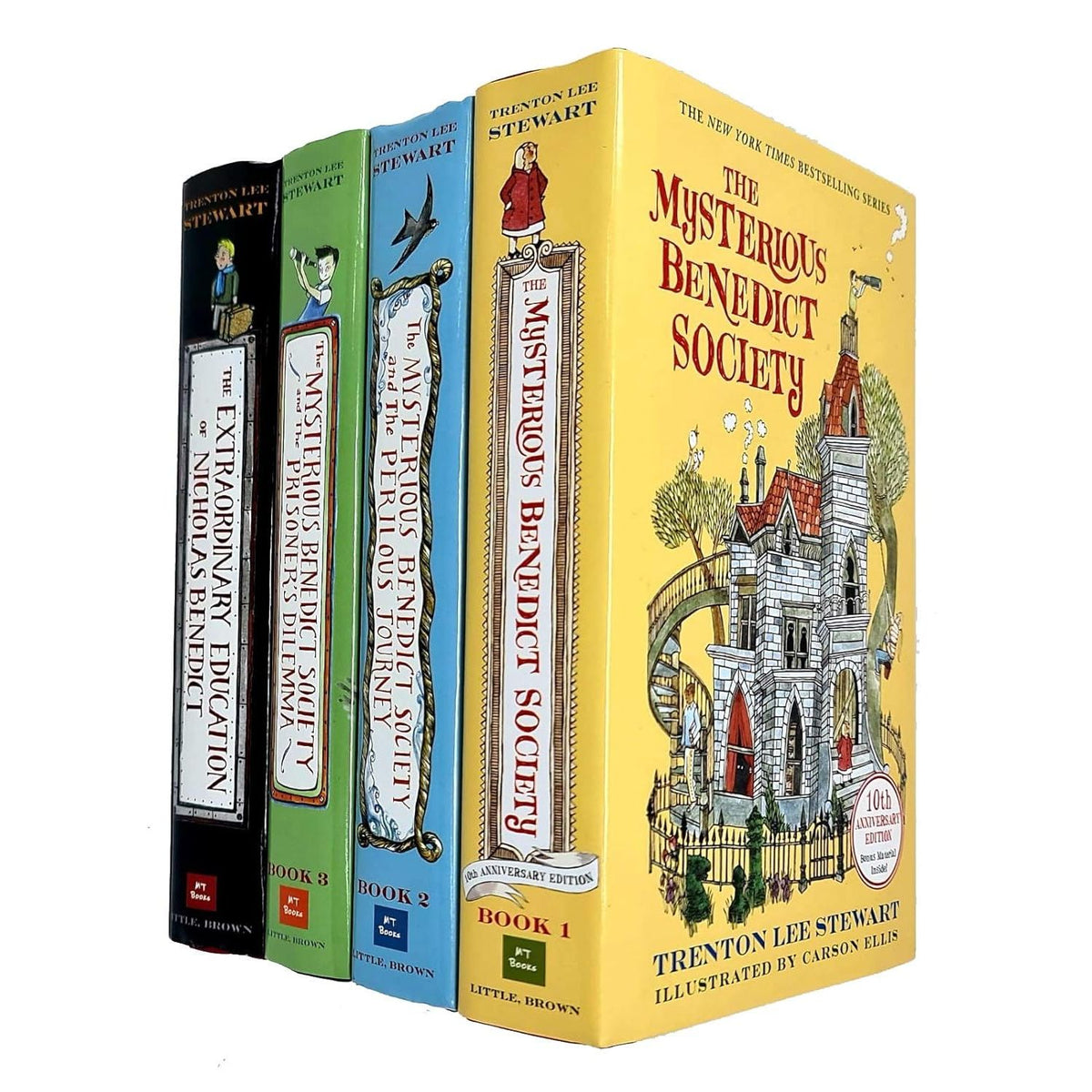 The Mysterious Benedict Society|Trenton Lee Stewart|4 Book Set — The ...