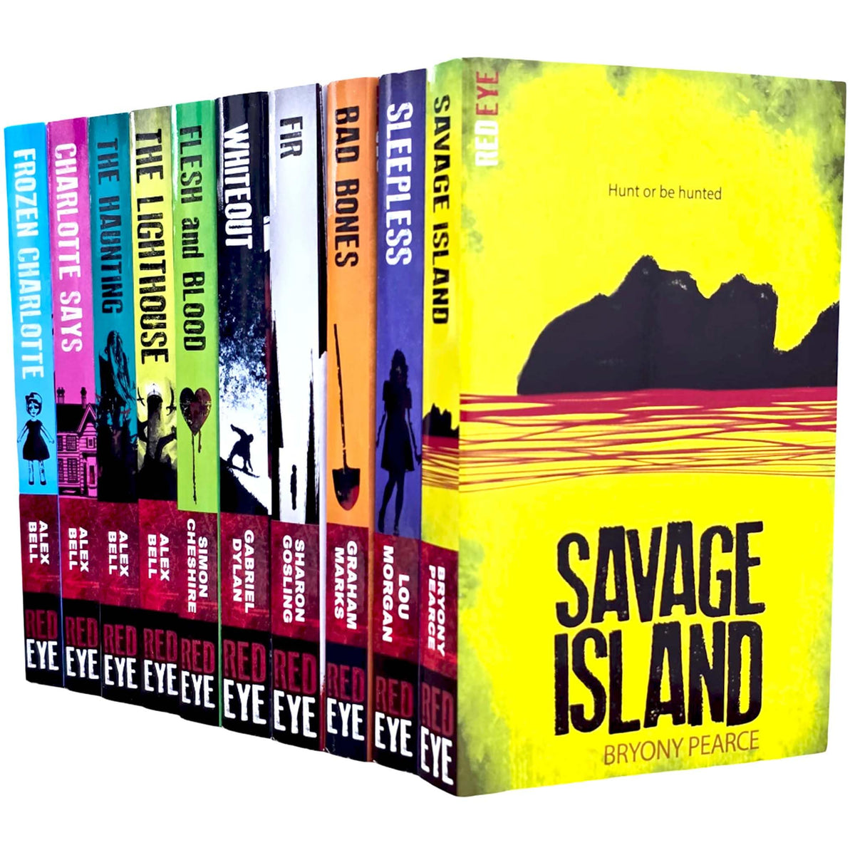 Red Eye Horror Series 10 Books Collection Set (Whiteout, Savage Island ...