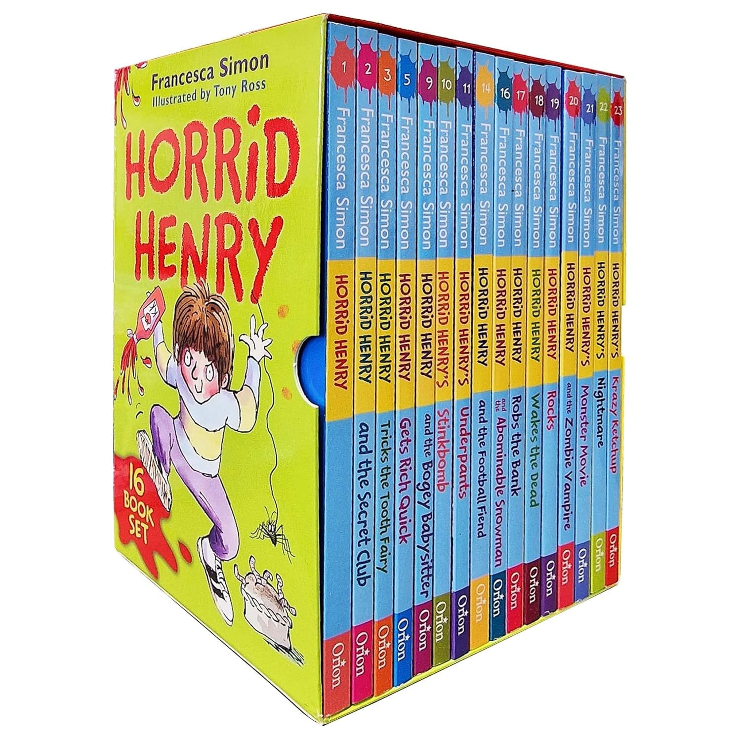 Horrid Henry Collection 16 Children Books Box Set (Horrid Henry, Horri