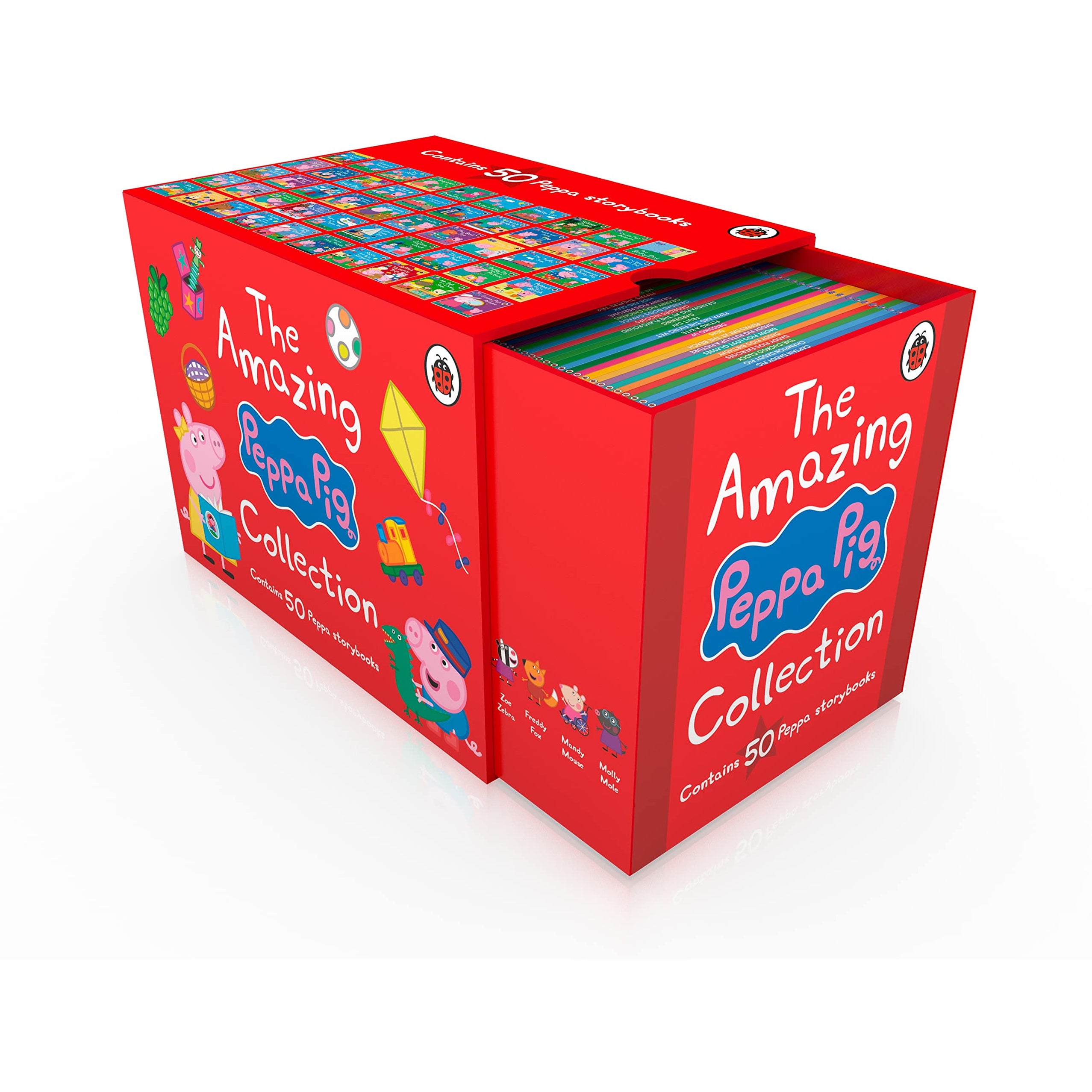 Peppa Pig The Amazing Collection 1-50 Red Box | The Book Bundle