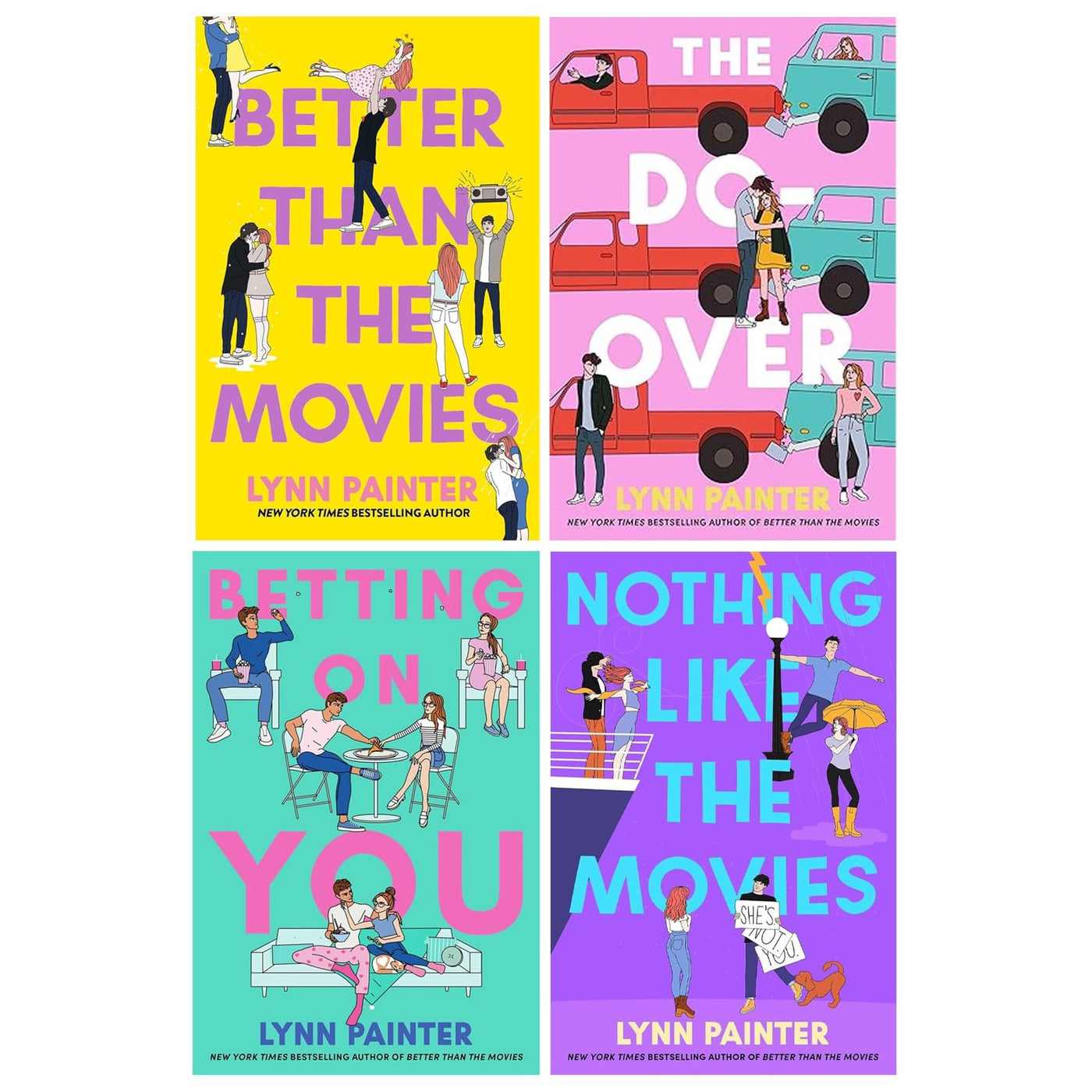 Lynn Painter 4 Books Collection Set (Better Than the Movies, The Do-Ov