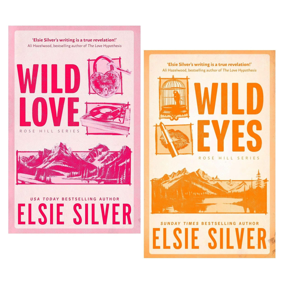 Rose Hill Series By Elsie Silver 2 Books Collection Set (Wild Love and ...