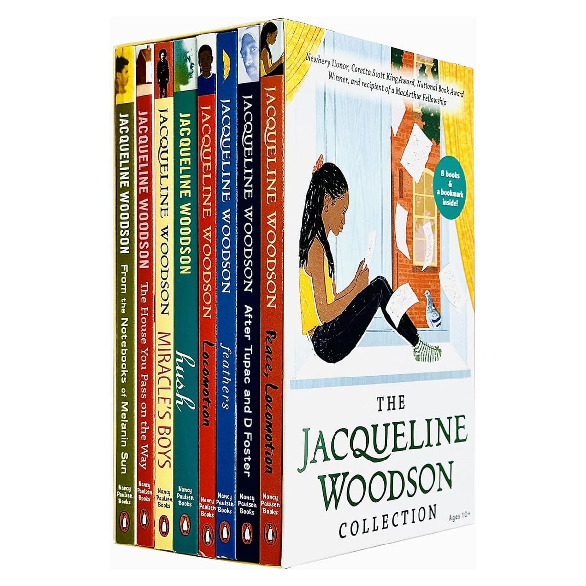 The Jacqueline Woodson Collection 8 Books Box Set (Peace Locomotion ...