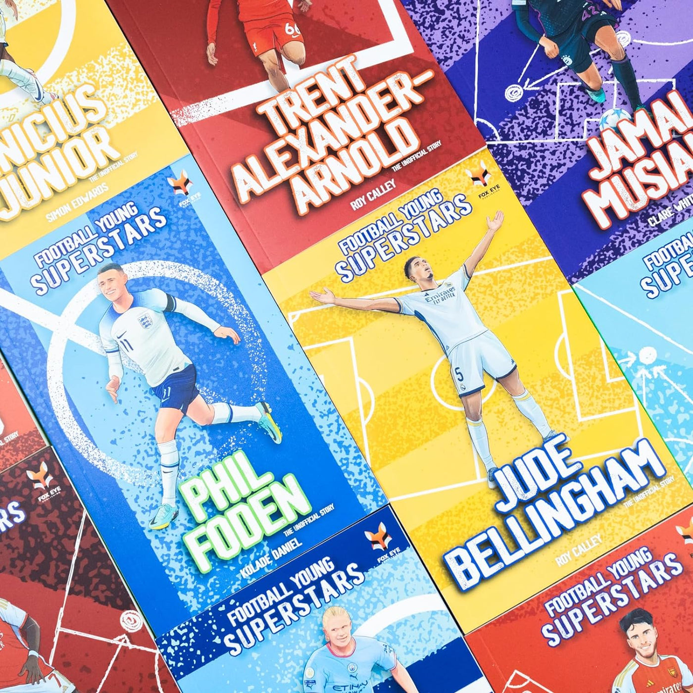 Football Young Superstars 12 Books Box Set: Jude Bellingham, Marcus ...