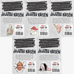 Jujutsu Kaisen Series Vol 1-5 Books Collection Set By Gege Akutami ...