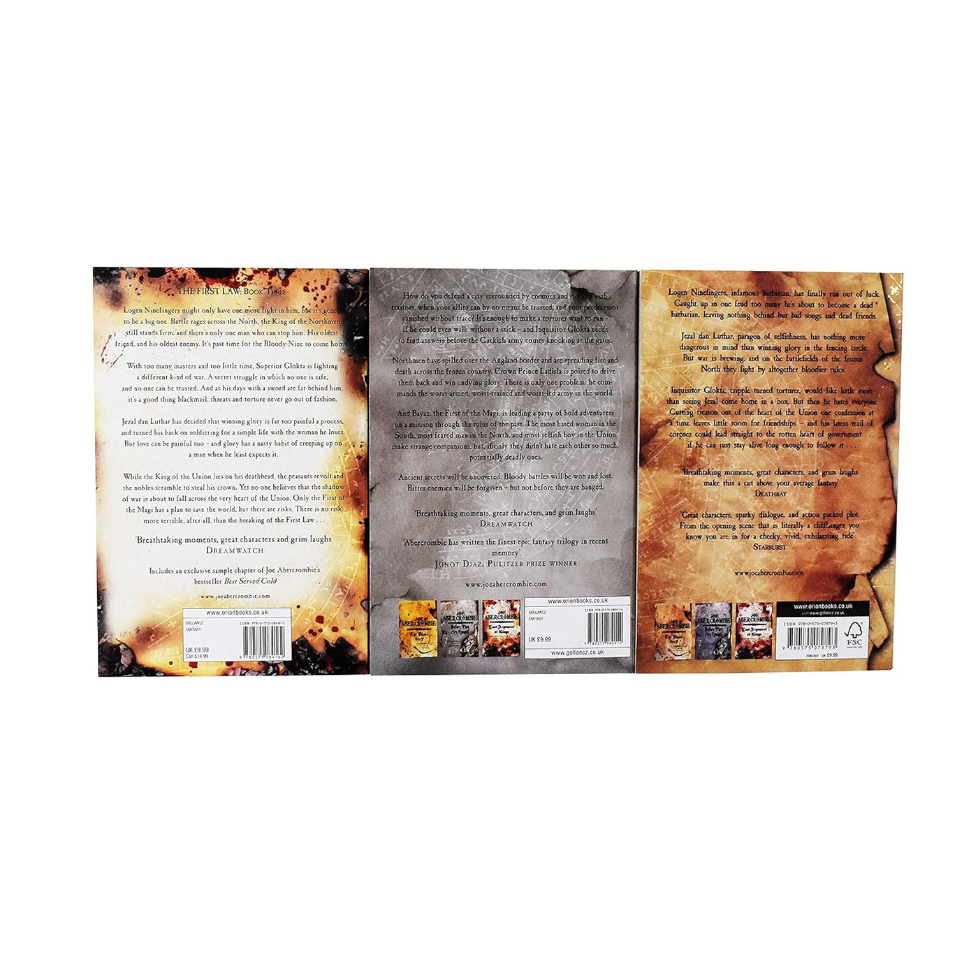 The First Law Trilogy Series 3 Books Collection Set by Joe Abercrombie ...