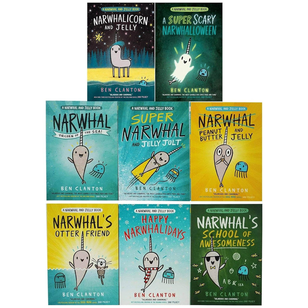 Narwhal and Jelly Series 8 Books Collection Set | The Book Bundle