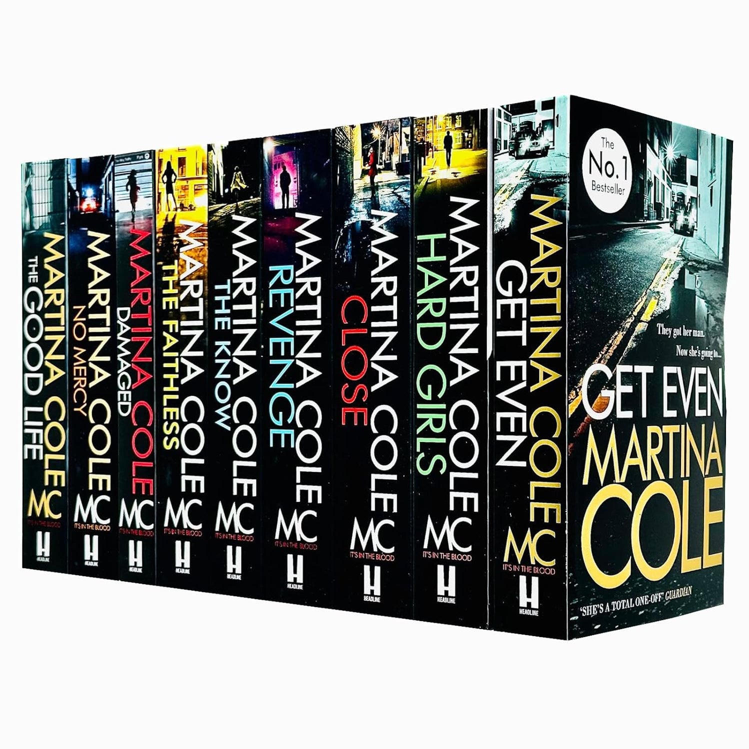 Martina Cole Collection 9 Books Set ( Dangerous Lady, Damaged, Faceles