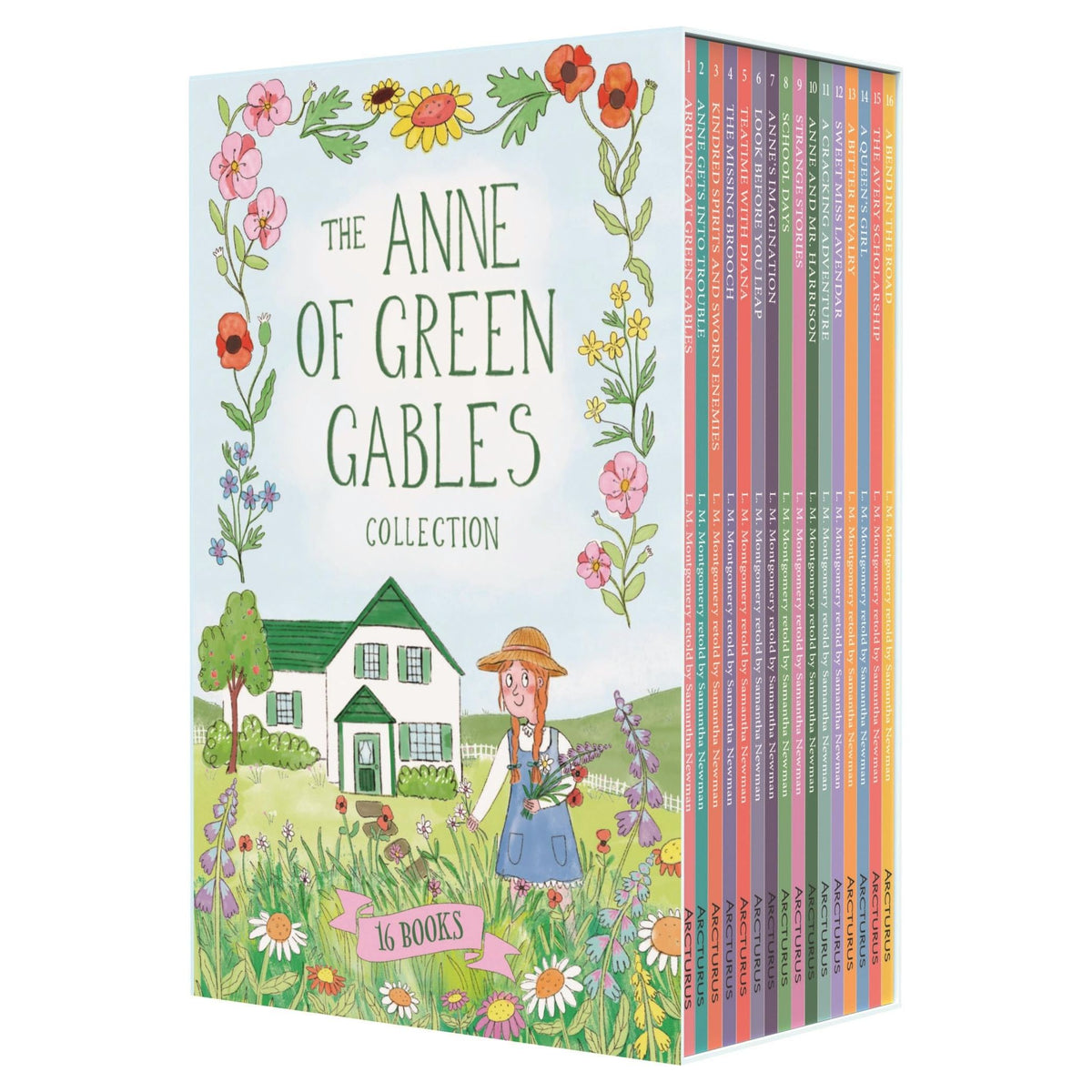 Anne of Green Gables 16 Books Collection Box Set by Samantha Newman (A ...