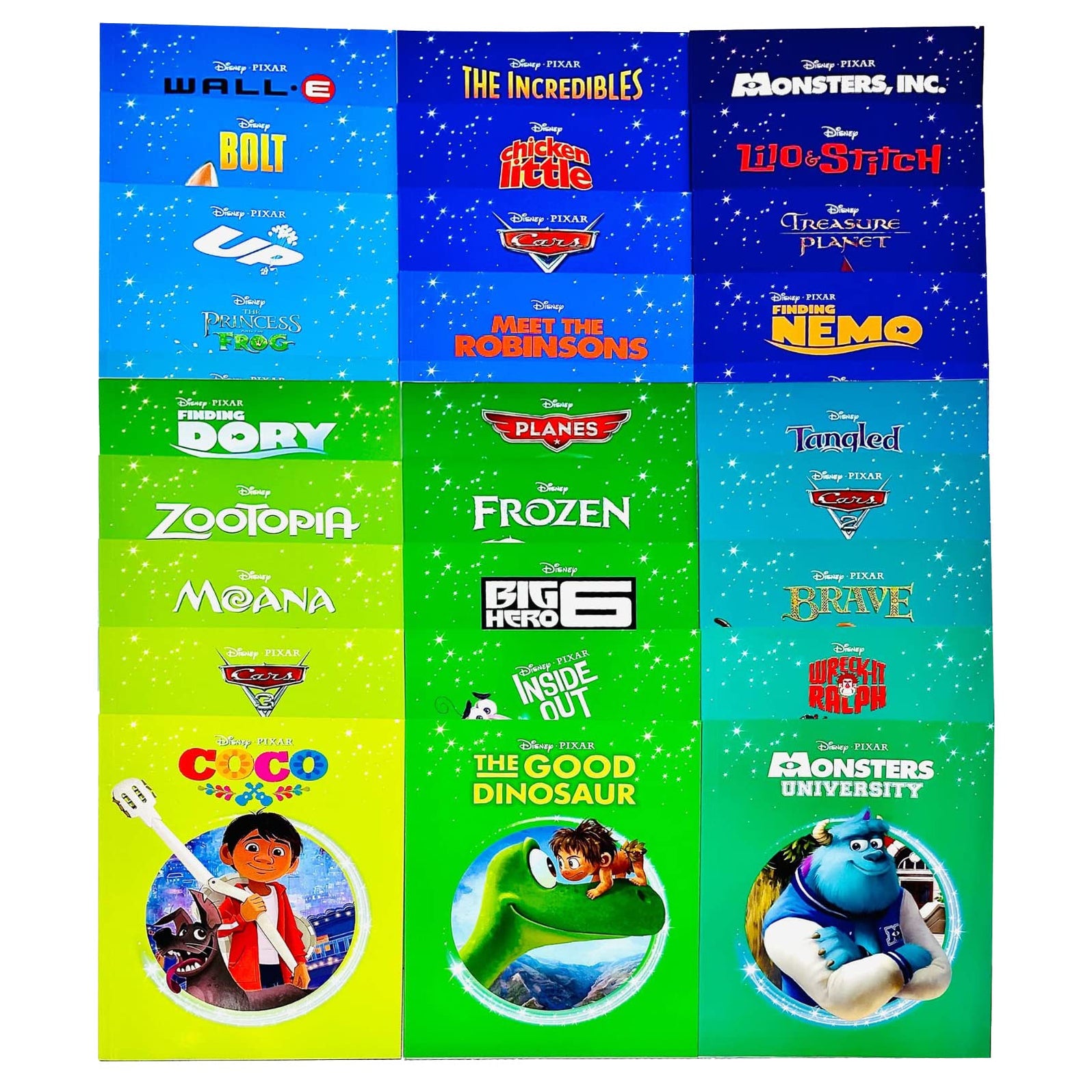 The World of Disney 30 Books Collection Box Set (Coco,Cars 3,Moana ...