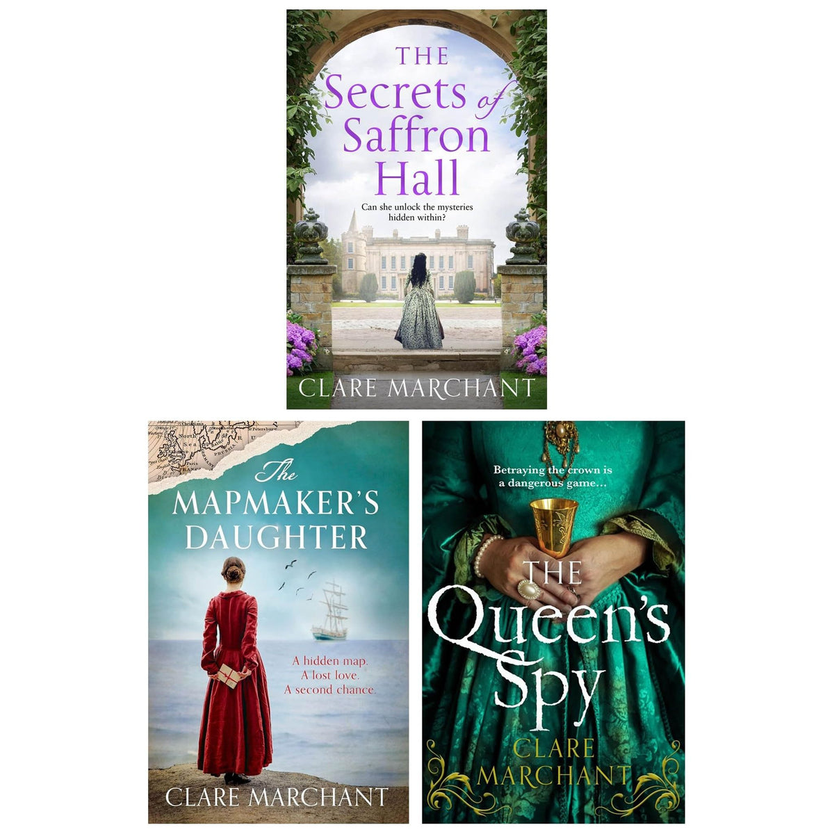 Clare Marchant 3 Books Collection Set (The Secrets of Saffron Hall, The ...