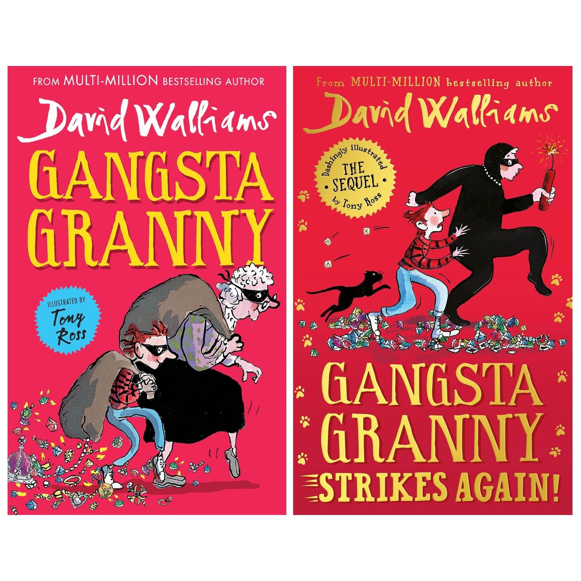 Gangsta Granny Series 2 Books Collection Set (Gangsta Granny and Gangsta Granny Strikes Again ...