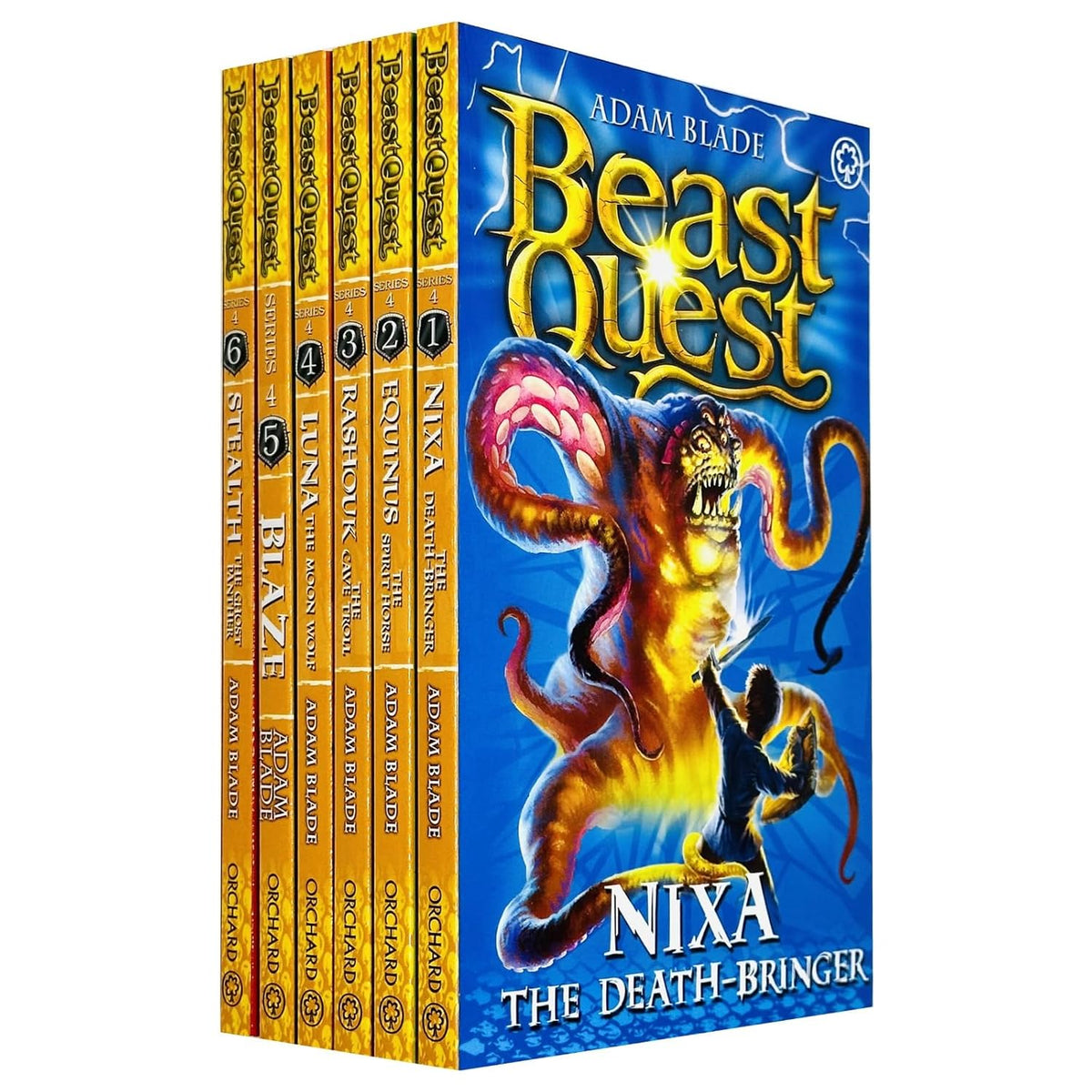 Beast Quest Series 4 - 6 Books Collection Set by Adam Blade - Fiction ...