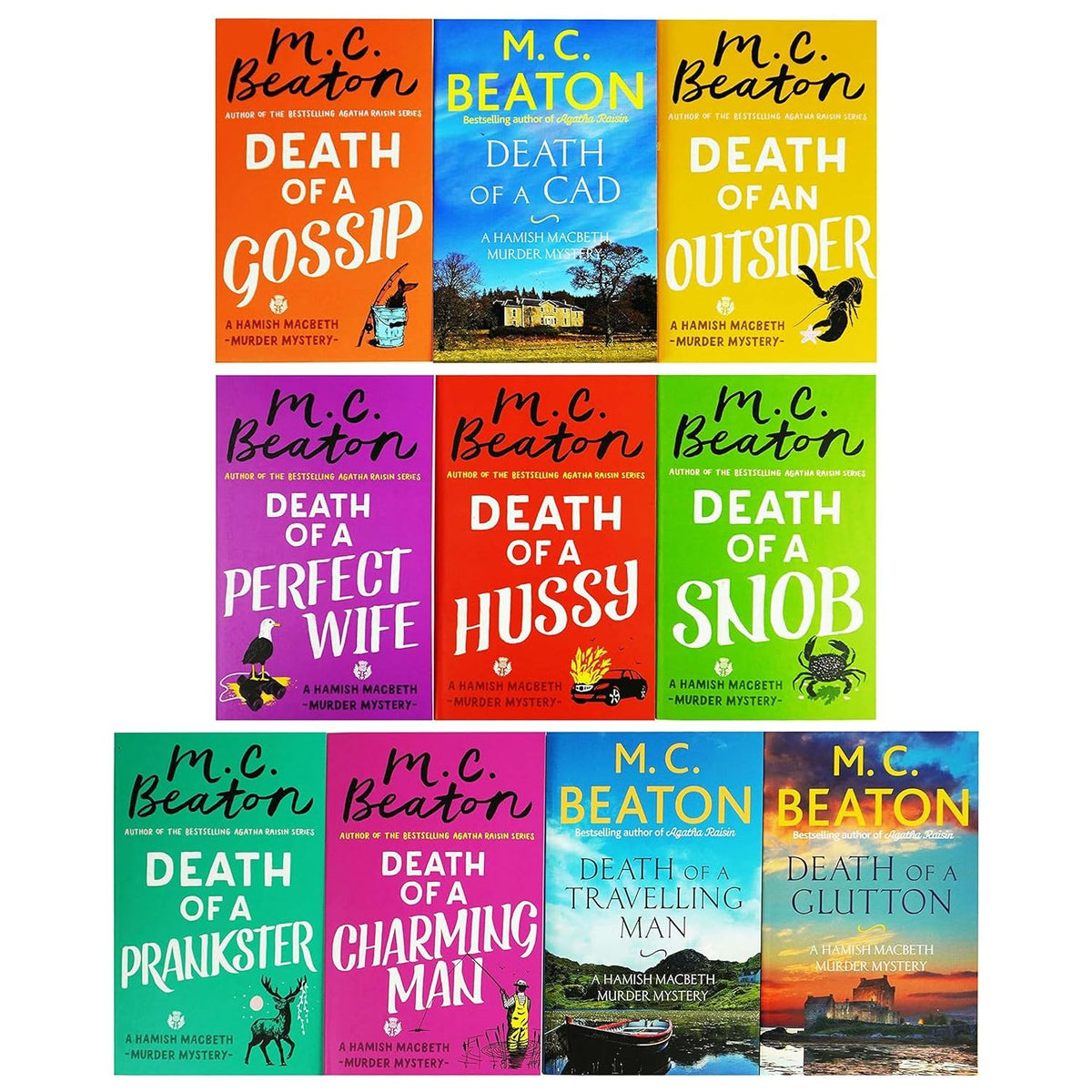 Hamish Macbeth Mysteries Series 10 Books Collection Set (Book 1-10 ...