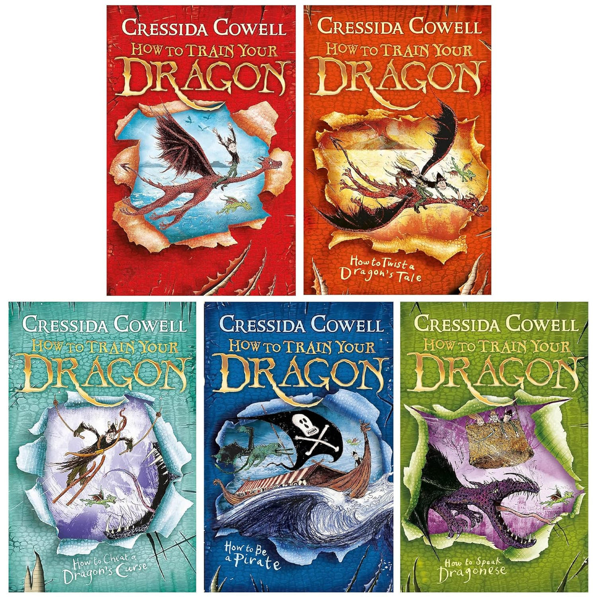 How To Train Your Dragon 5 Books Collection 1 to 5 (How to Train Your ...