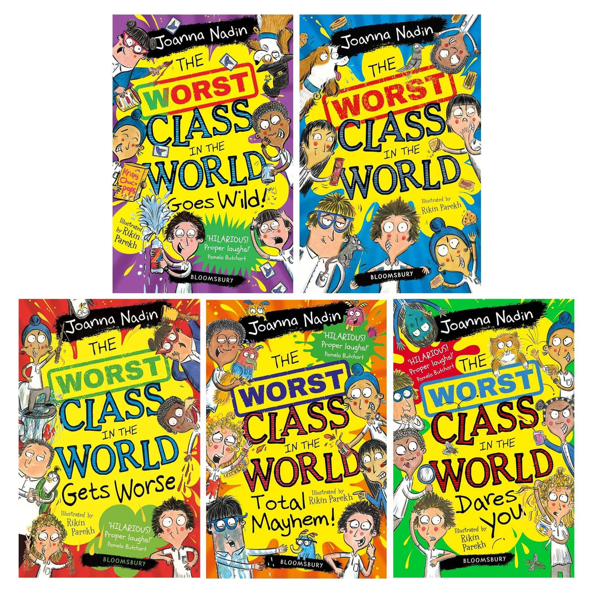 The Worst Class in the World by Joanna Nadin 5 Books Collection Set (T