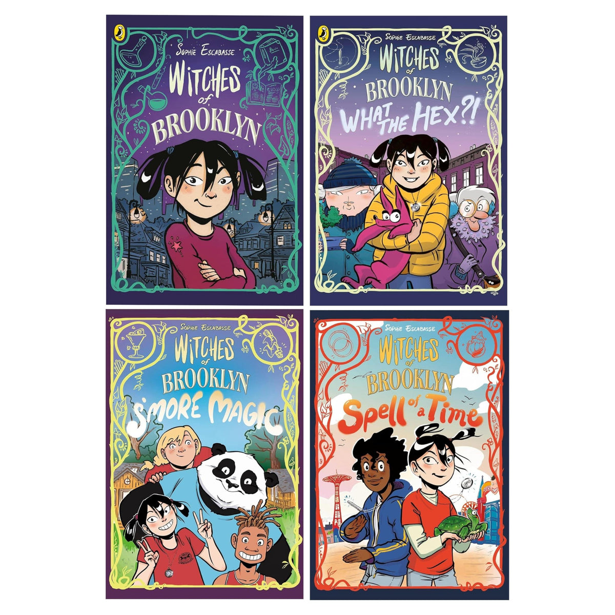 Witches of Brooklyn Graphic Novel Series by Sophie Escabasse 4 Books ...