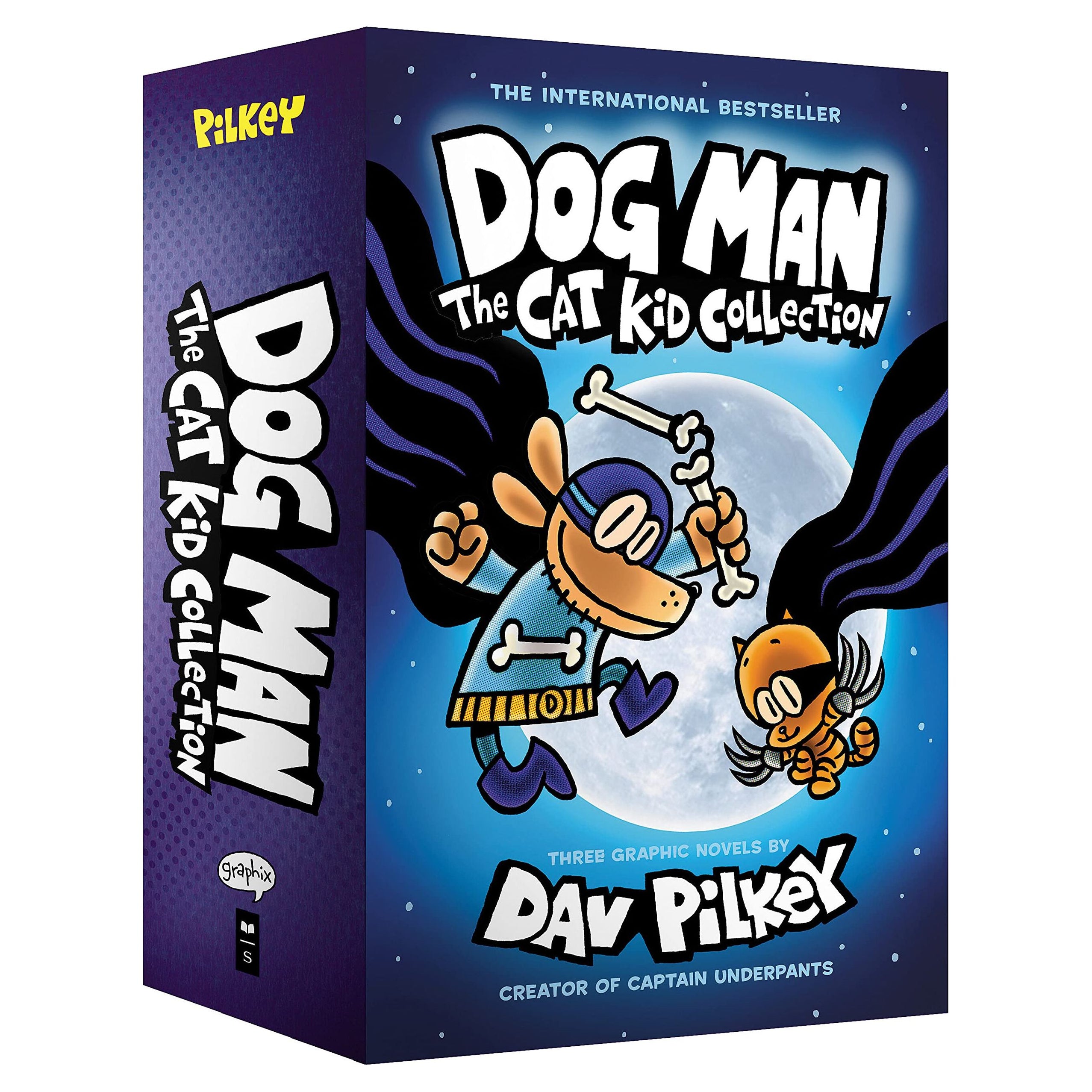 Dog Man: The Cat Kid Collection 3 Books Box Set by Dav Pilkey (Books 4 ...