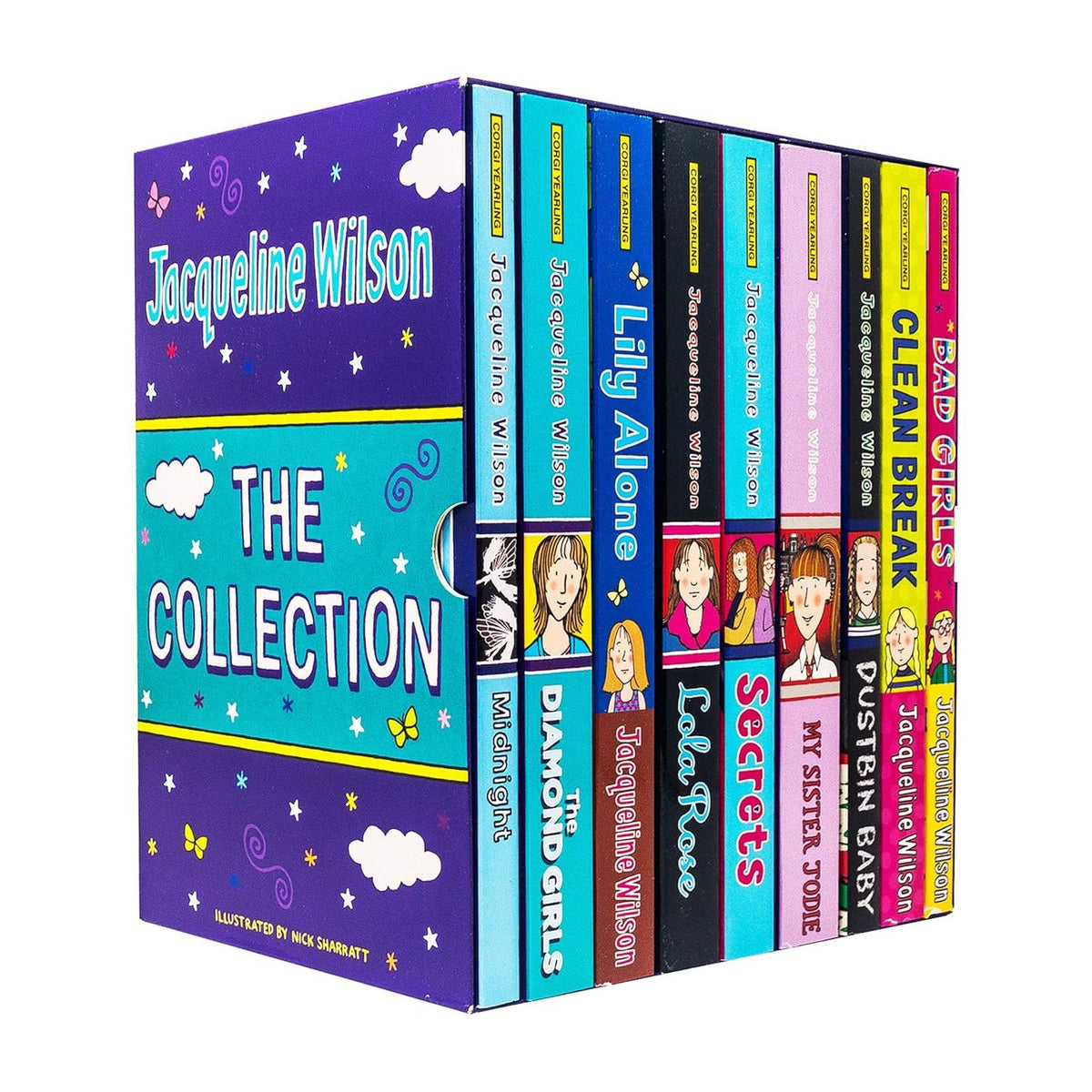 Jacqueline Wilson 9 Books Collection Box Set Paperback — The Book Bundle