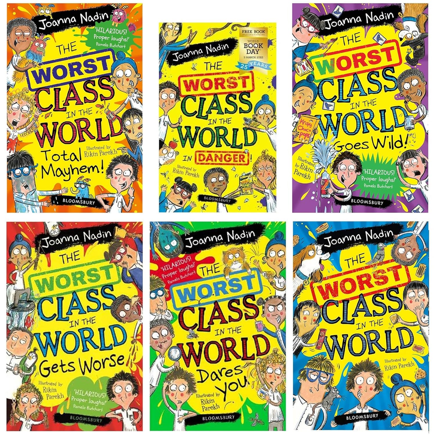 The Worst Class in the World Series 6 Books Collection Set (The Worst ...