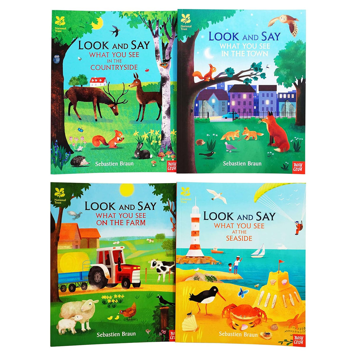 National Trust Look and Say 4 Books Children's Collection Set