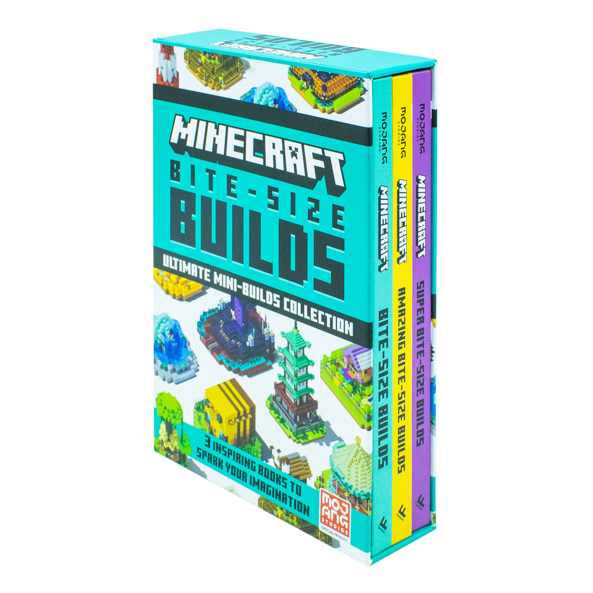 Minecraft Bite-Size Builds Collection 3 Books Set by Mojang AB — The ...