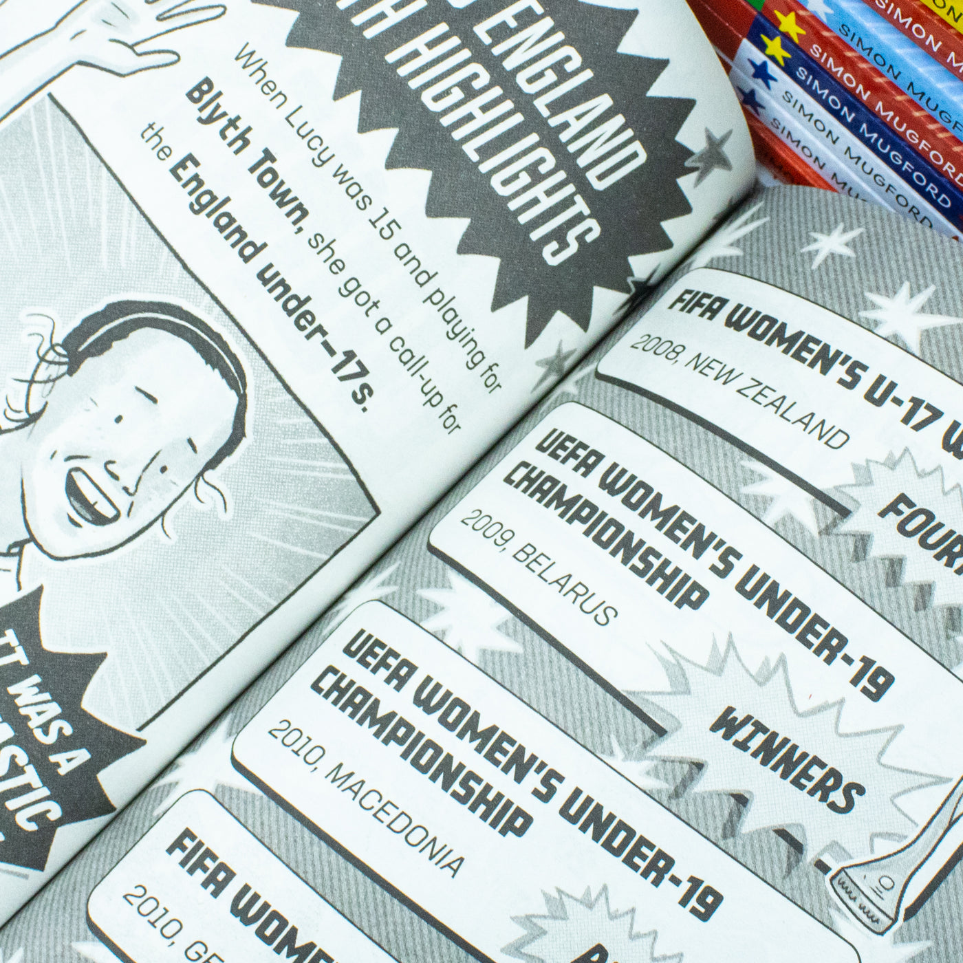 Football Superstars 10 Books Collection Set By Simon Mugford & Dan ...