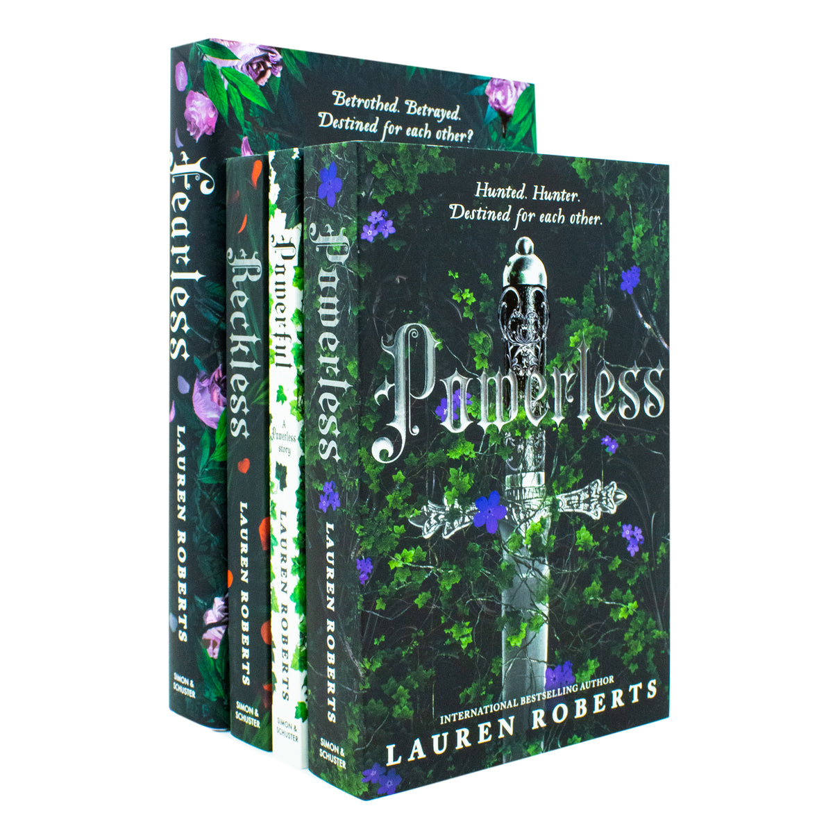 Powerless Trilogy 4 Books Collection Set by Lauren Roberts Fearless(HB ...