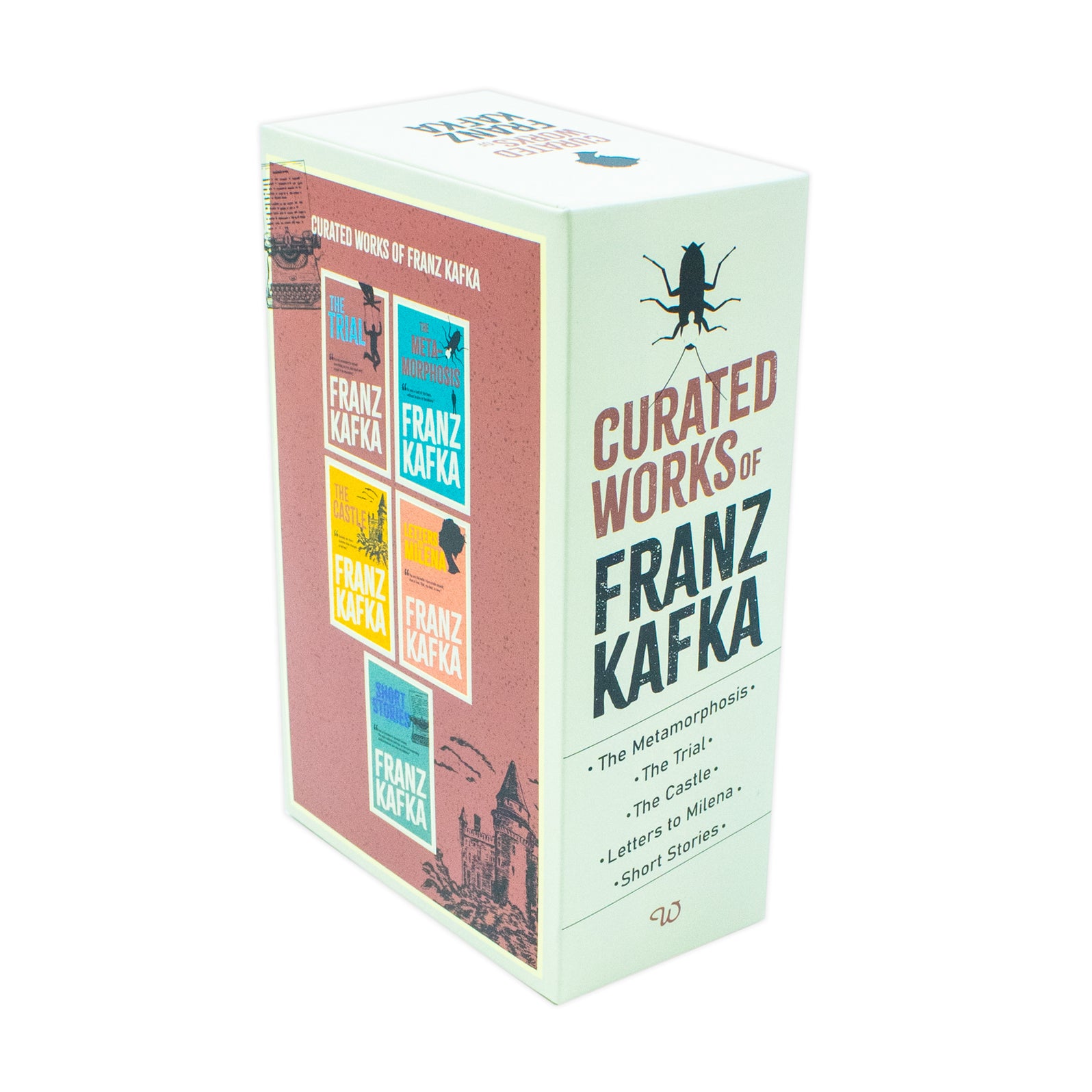 Curated Works of Franz Kafka 5 Books Collection Boxed Set (The Trial,