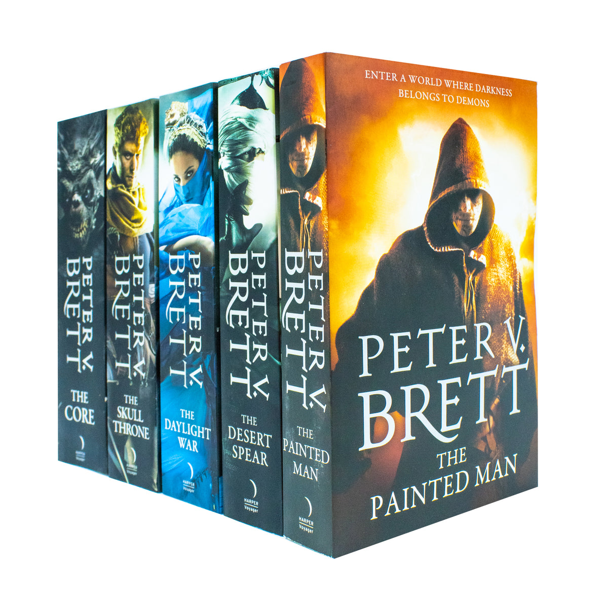 Peter V. Brett Collection 5 Books Set The Demon Cycle Series Fiction ...