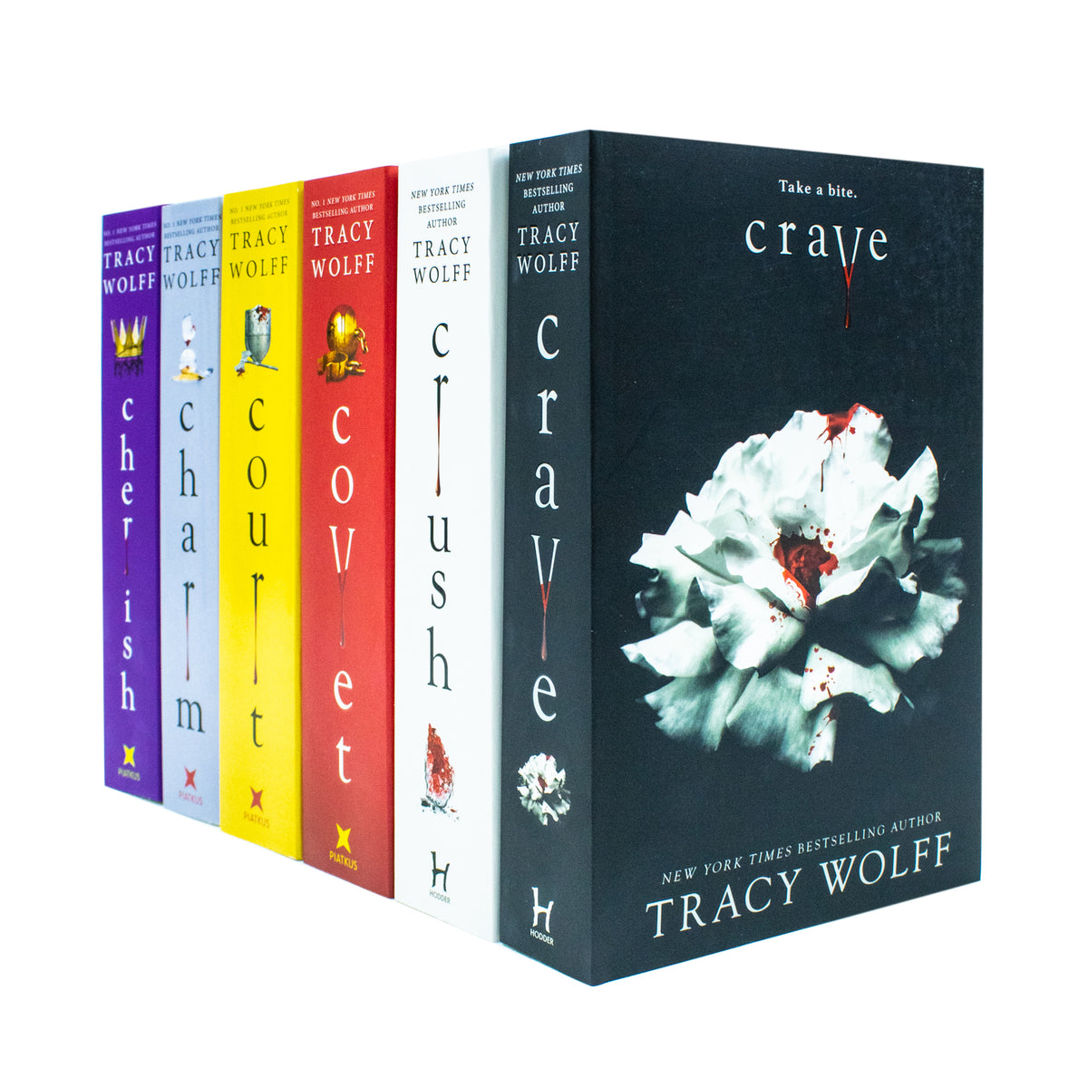 Crave Series 6 Books Collection Set By Tracy Wolff (Crave, Crush, Covet ...