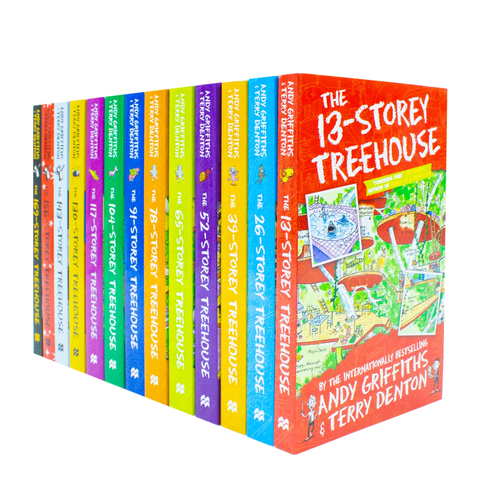 The Treehouse Series 1-13 Books Collection Set by Andy Griffiths & Ter
