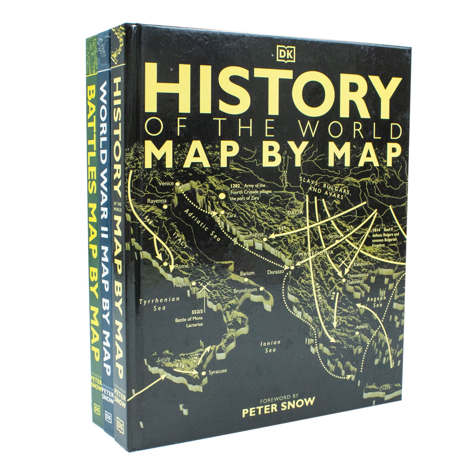 Map by Map Series 3 Books Collection Set (Battles, History of the Worl