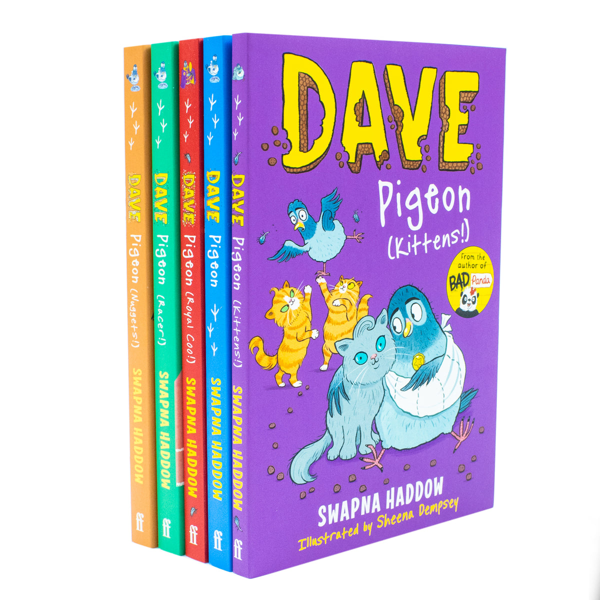Dave Pigeon Collection 5 Books Set by Swapna Haddow Dave Pigeon ...