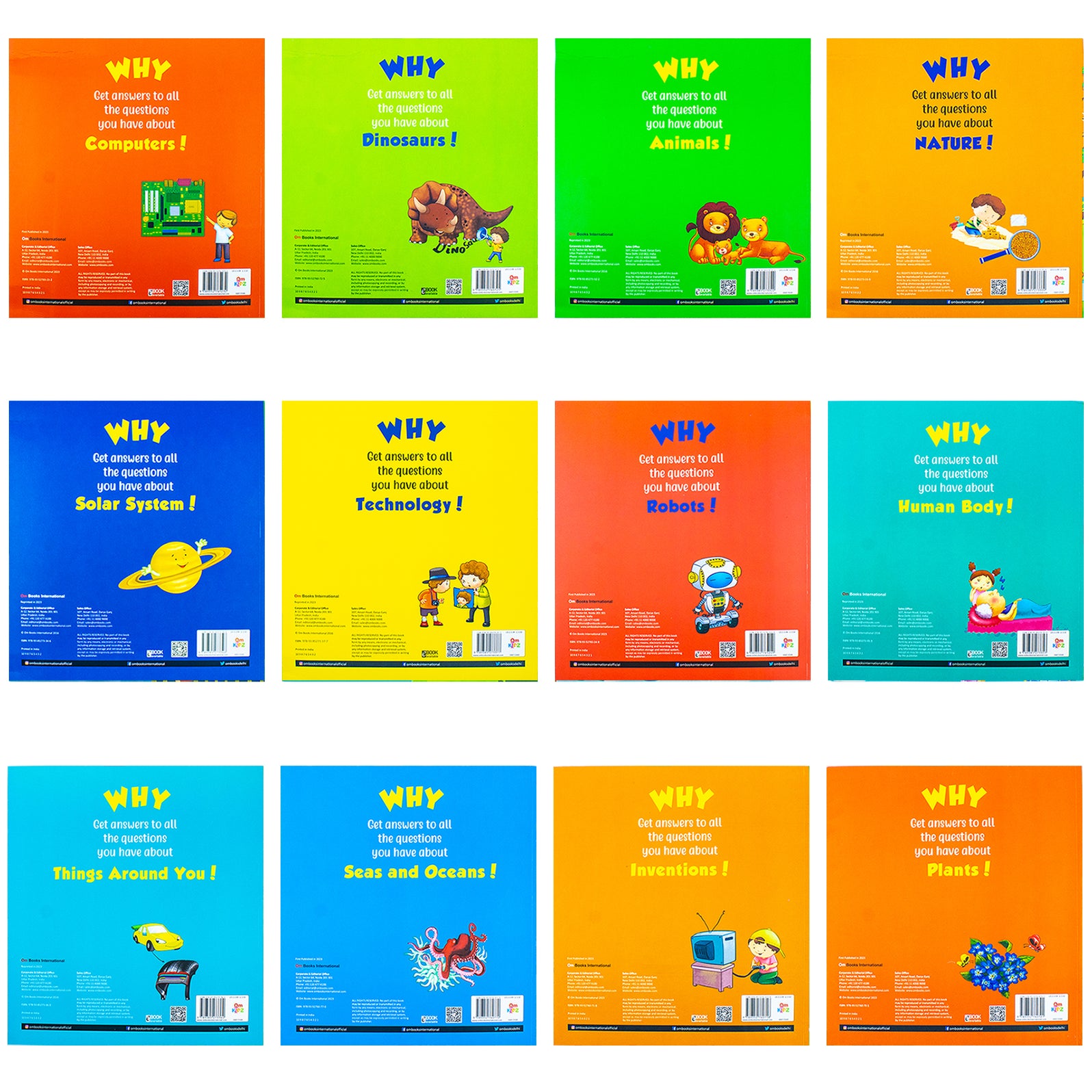 Tell me why? Series Collection of 12 Books Set by Shweta Sinha ( Why Is ...