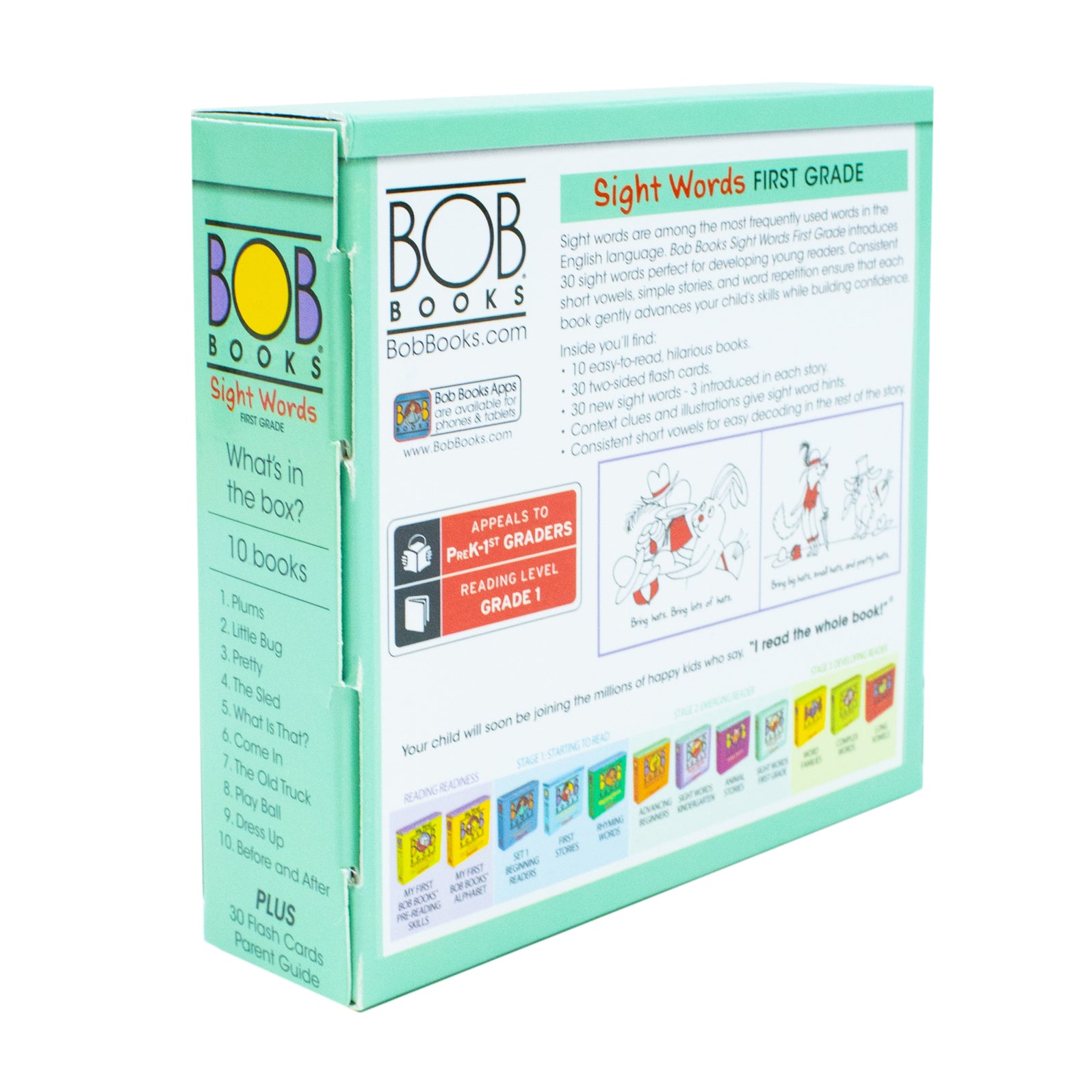 Bob Books - Sight Words First Grade Box Set Phonics, Ages 4 and Up ...