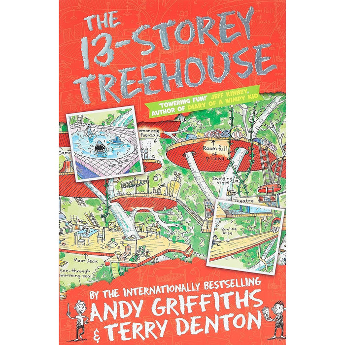 The Treehouse Storey Series 12 Books Collection Set by Andy Griffiths ...