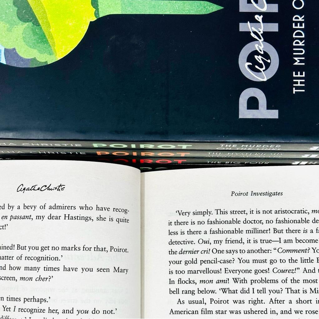 Hercule Poirot Series 5 Books Collection Set By Agatha Christie | The ...