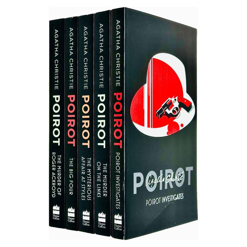 Hercule Poirot Series 5 Books Collection Set By Agatha Christie | The ...