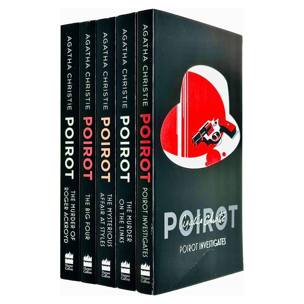 Hercule Poirot Series 5 Books Collection Set By Agatha Christie | The ...