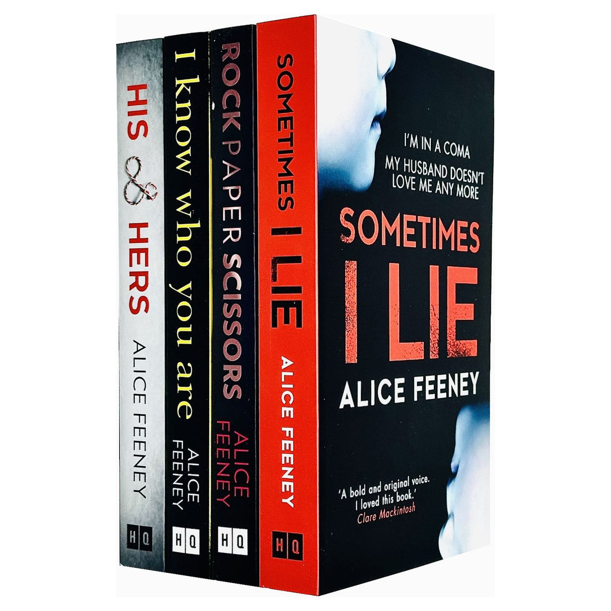 Alice Feeney Collection 4 Books Set (Rock Paper Scissors, Sometimes I ...