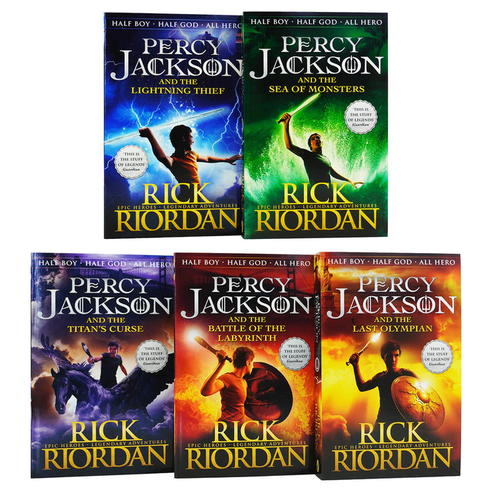 Percy Jackson Book Collection - 5 Books Box Set | The Book Bundle