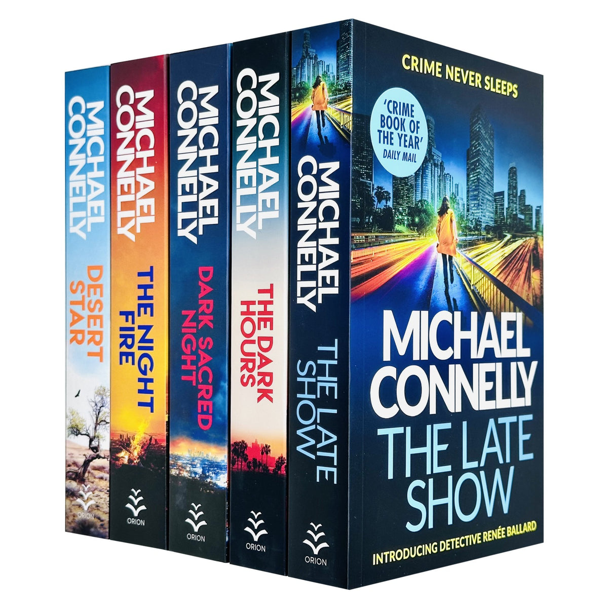 Ballard and Bosch Series 5 Books Set By Michael Connelly (The Late Sho
