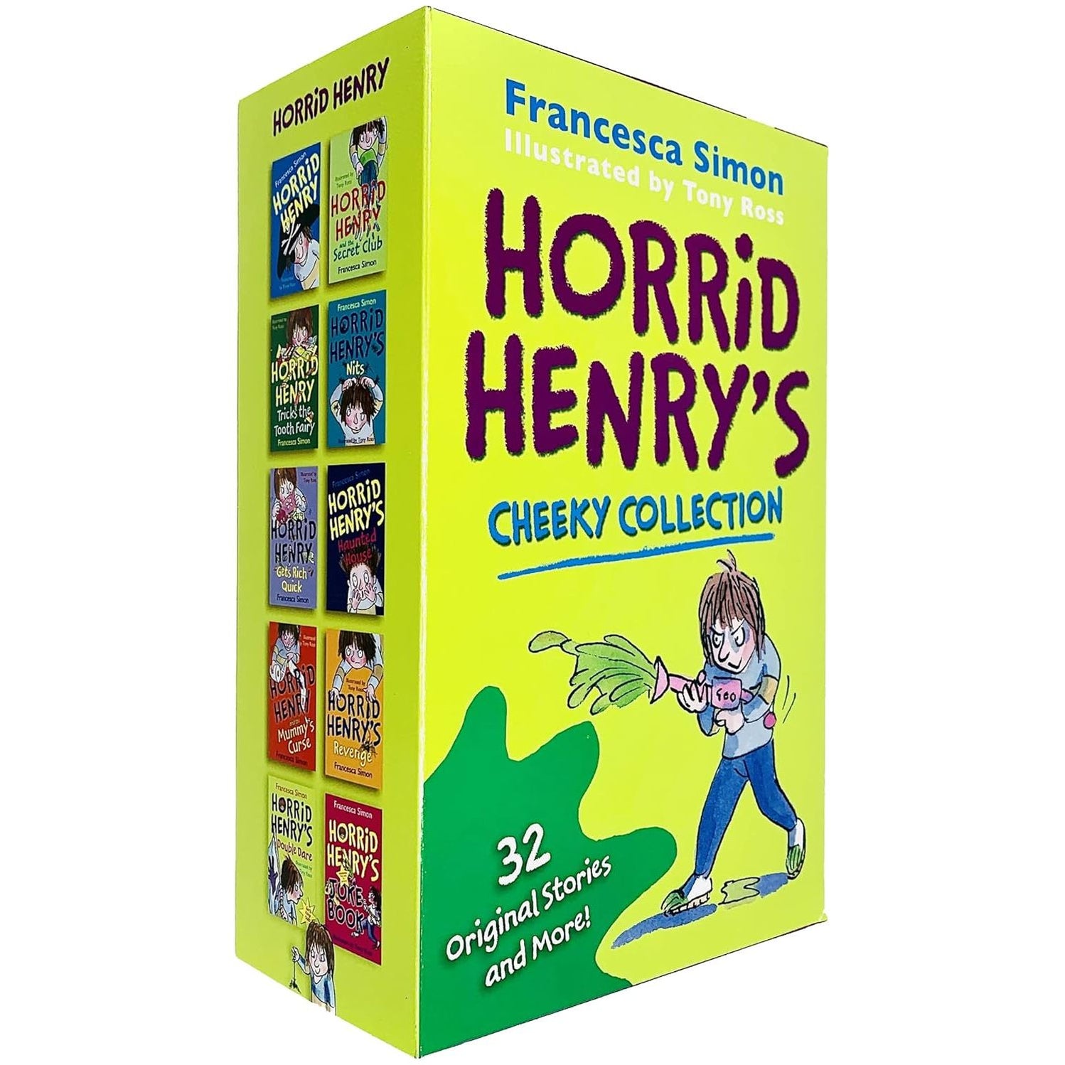 Horrid Henry's Cheeky Collection 10 Books Box Set by Francesca Simon ...