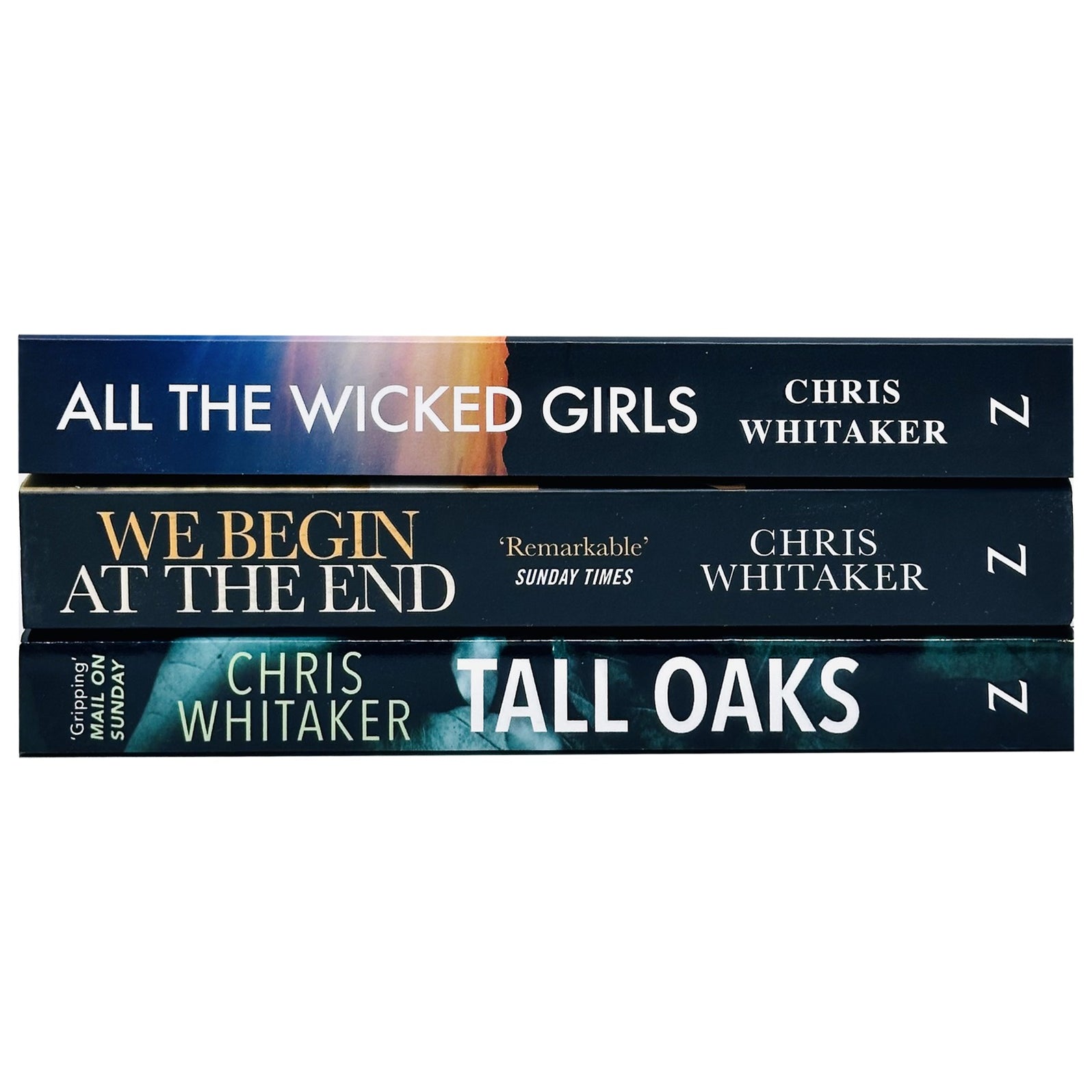 Chris Whitaker Collection 3 Books Set (We Begin at the End, Tall Oaks ...