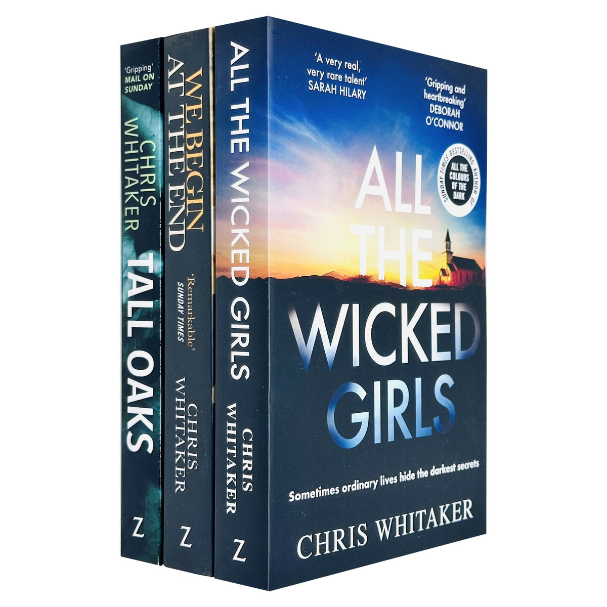 Chris Whitaker Collection 3 Books Set (We Begin at the End, Tall Oaks ...